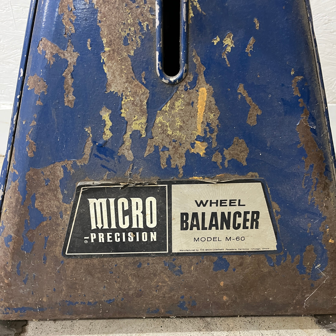 Micro-Precision Wheel Balancer Model M-60 – Vintage Manual Tire Balanc ...